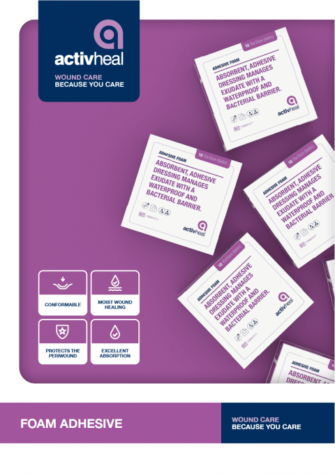 Foam Dressing - Wound Care Range - ActivHeal Foam